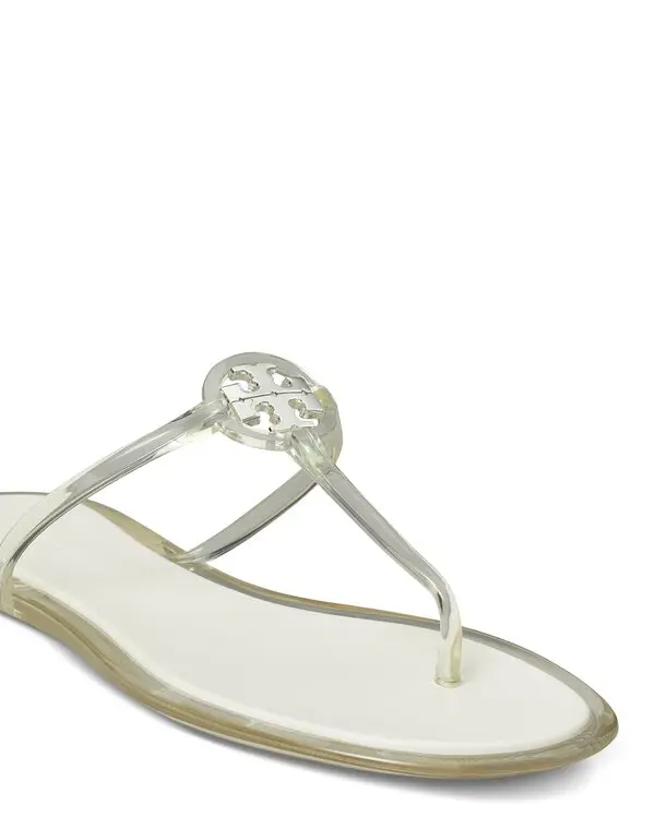 Tory Burch Mini Miller Jelly Sandals - Clear/silver