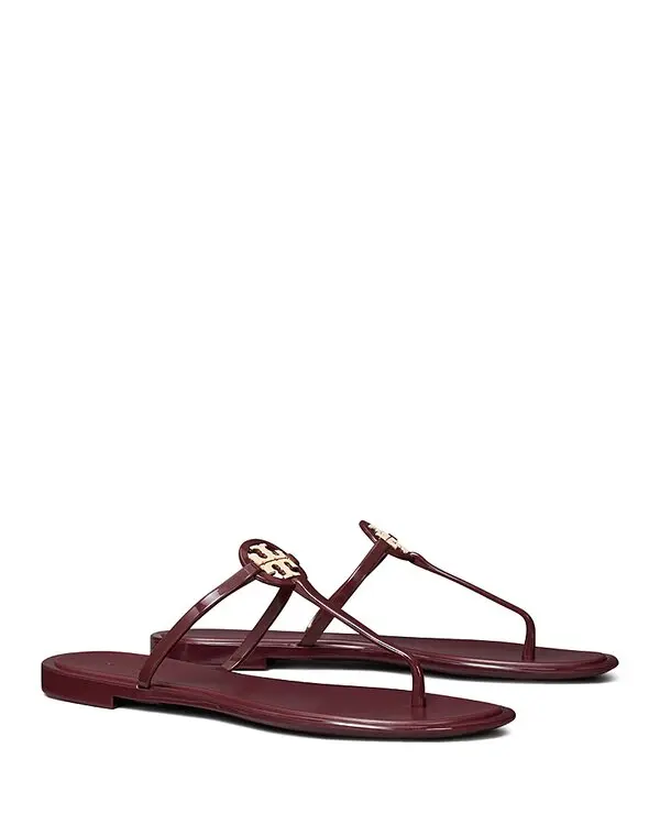 Tory Burch Mini Miller Jelly Sandals - Dried Currant