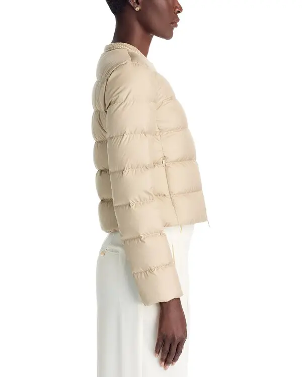 Moncler Mauvezin Down Puffer Jacket - Beige