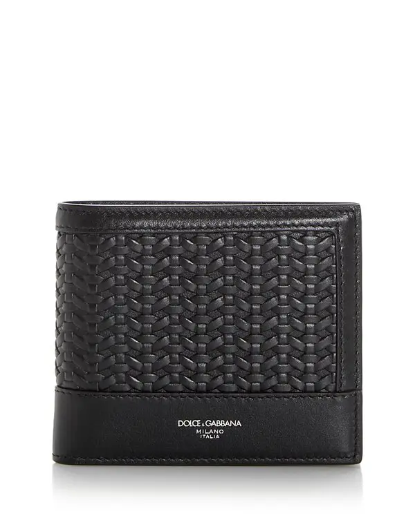 Dolce & Gabbana Leather Bifold Wallet - Black