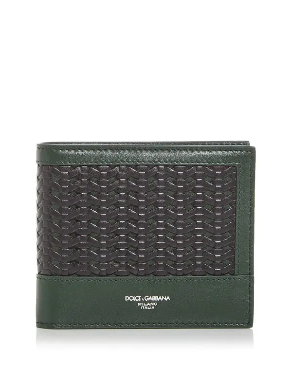 Dolce & Gabbana Leather Bifold Wallet - Green