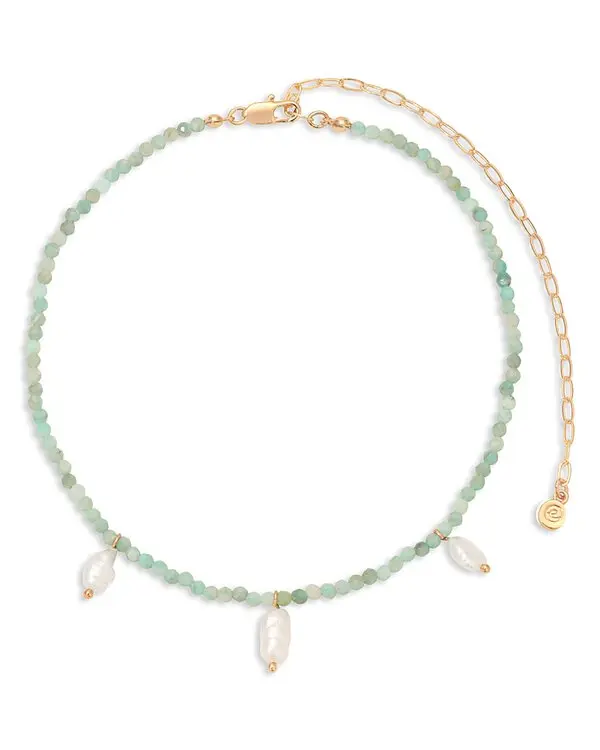 Ettika Ibiza Beaded Choker Necklace - Green