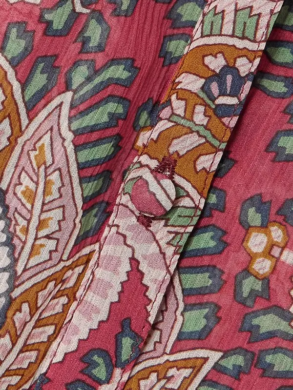 Etro Paisley-print Silk Crepon Shirt