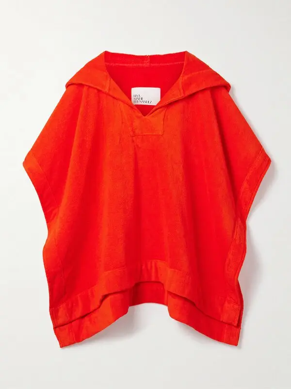Lisa Marie Fernandez Cotton-terry Coverup - Red
