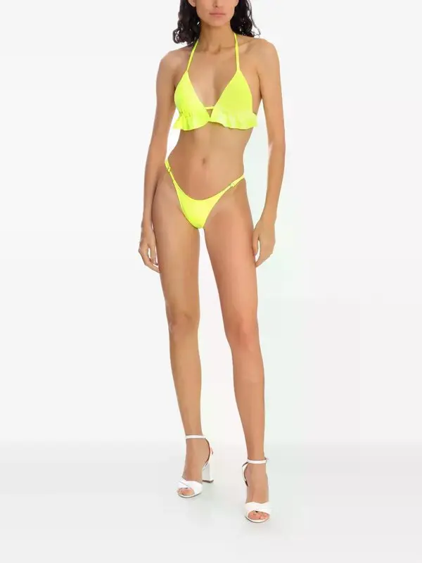 AMIR SLAMA Ruffled Triangle Bikini
