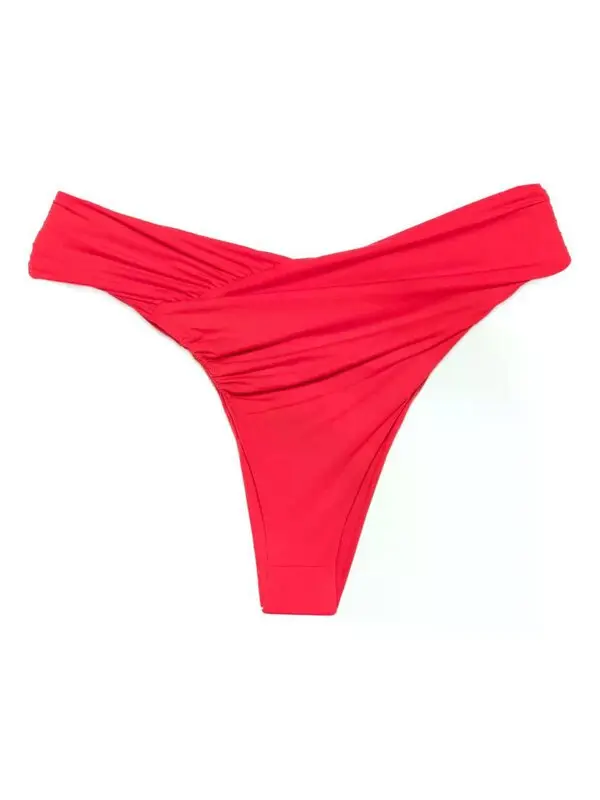 Magda Butrym Twisted-waist Bikini Bottom - Red