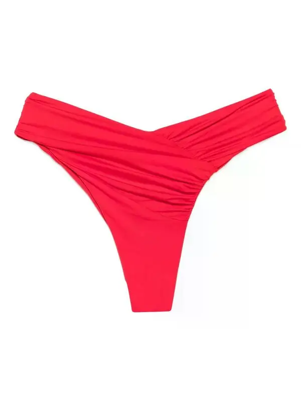 Magda Butrym Twisted-waist Bikini Bottom - Red
