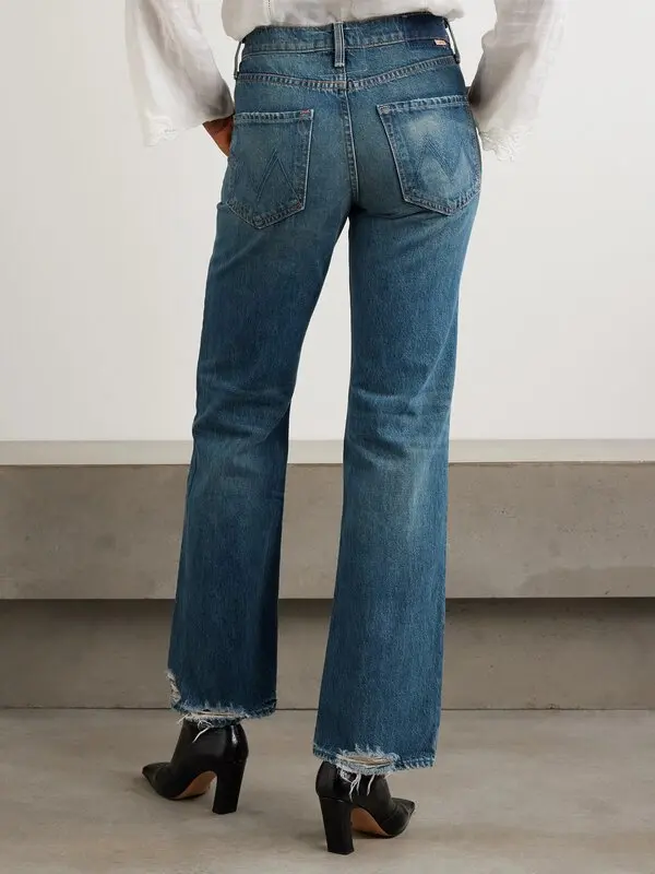 MOTHER The Reifler Mid-rise Straight-leg Jeans