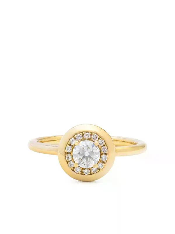 LISA O 18k Yellow Diamond Ring - Gold