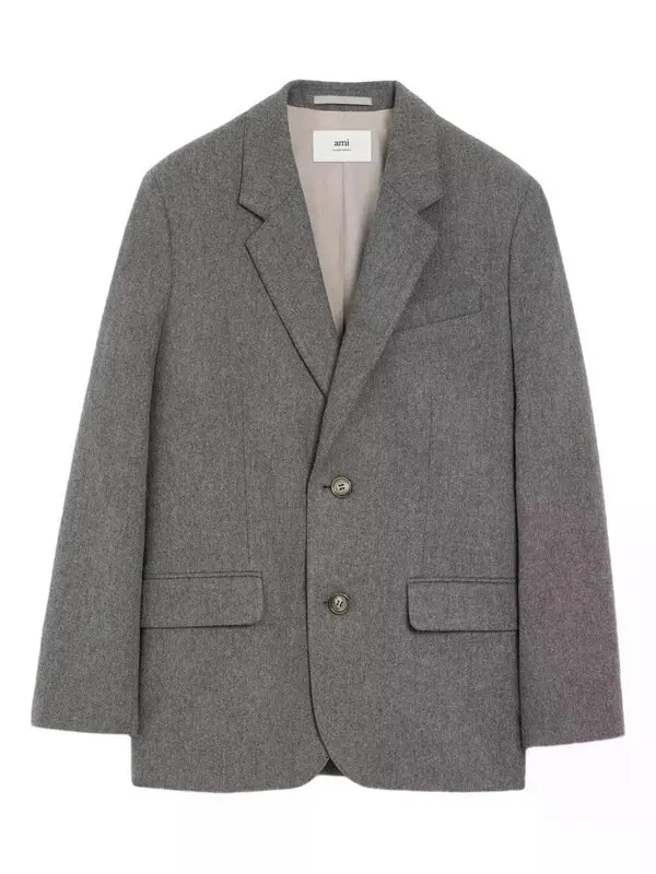Ami Single-breasted Wool Jacket