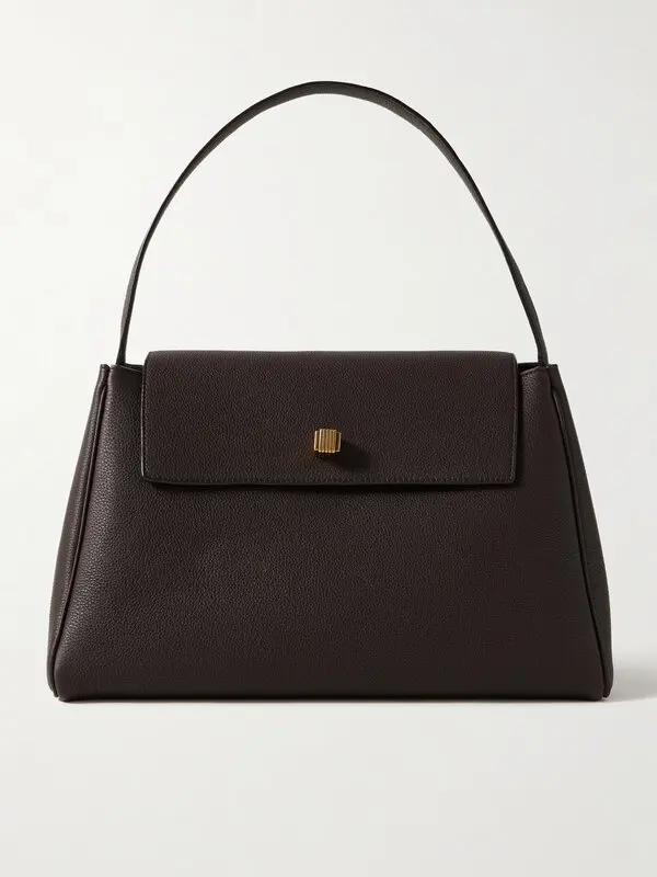 Khaite Audrey Textured-leather Tote
