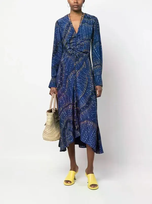 Altuzarra Mila V-neck Dress