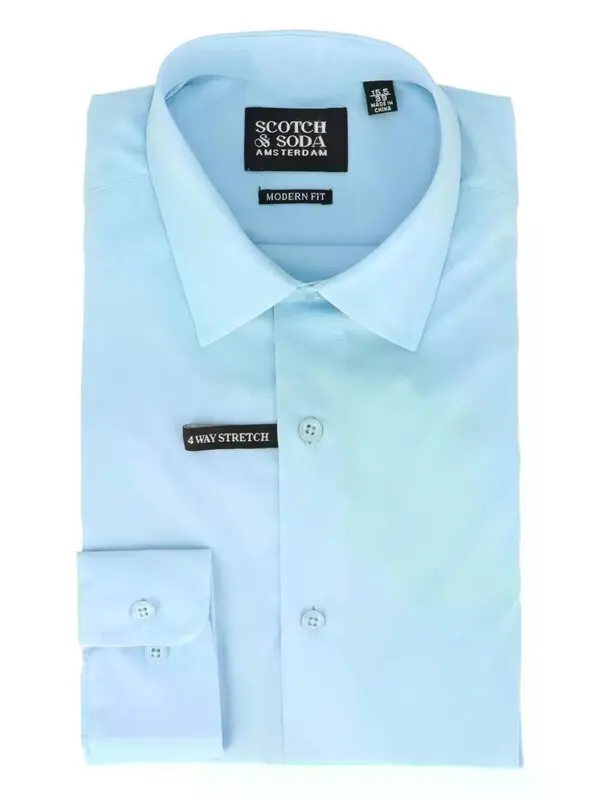 Scotch & Soda Cotton Shirt - Blue