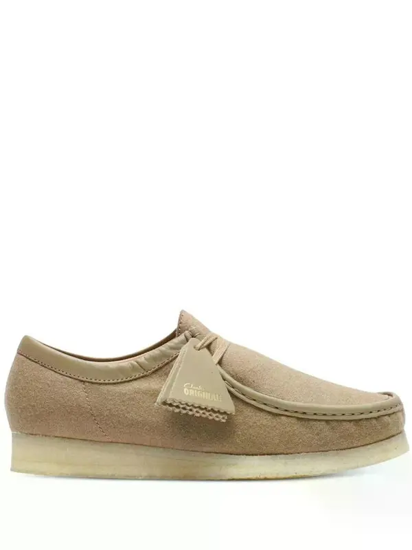Clarks Wallabee Wool Boots - Neutrals