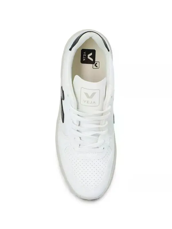VEJA V-10 Leather Sneakers - White