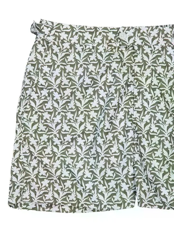Fedeli Floral-print Swim Shorts
