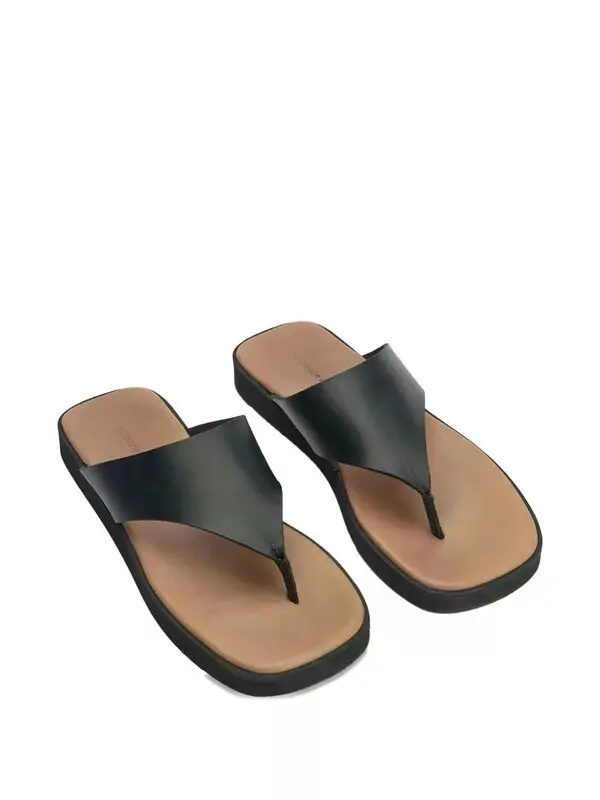 BY MALENE BIRGER Marisol Platform Thong Sandals - Black