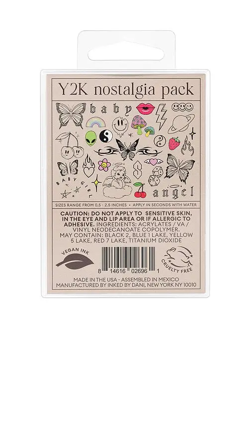 INKED BY DANI Y2k Nostalgia Temporary Tattoos
