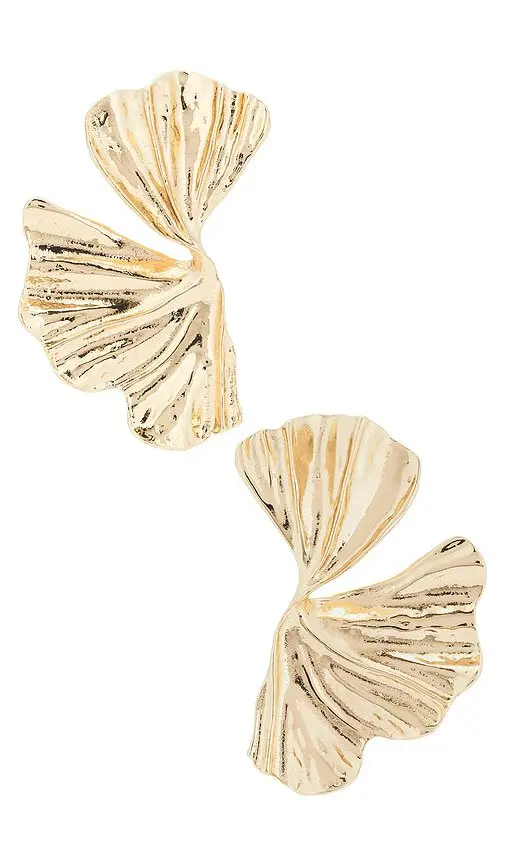 Shashi Palmera Earrings - Gold