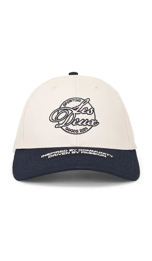 LES DEUX Alonso Baseball Cap - Ivory