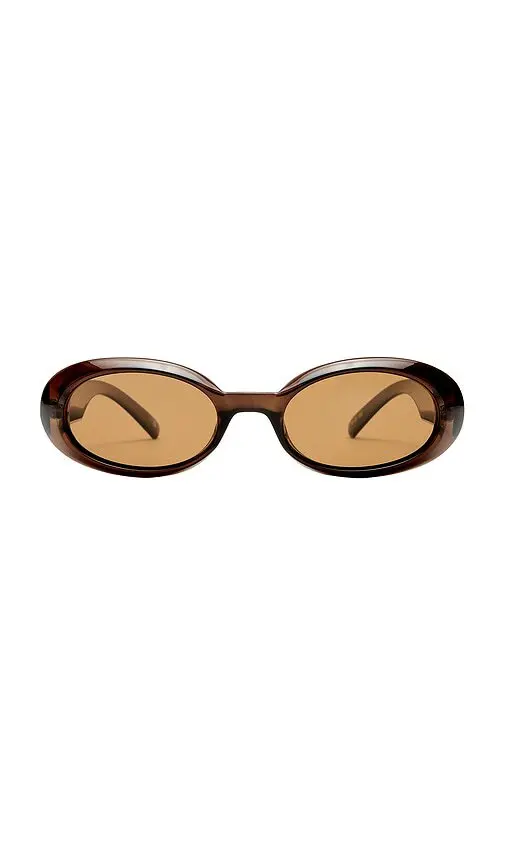 Le Specs Work It! Sunglasses - Cocoa & Brown Mono Polarized