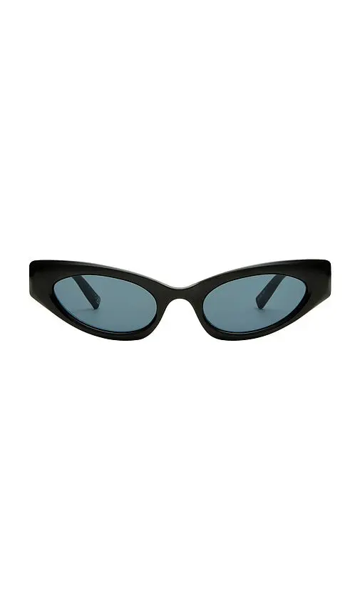 Le Specs The Stealth Sunglasses - Black & Smoke Mono