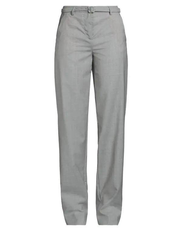 LARDINI Wool Striped Tailored Pants