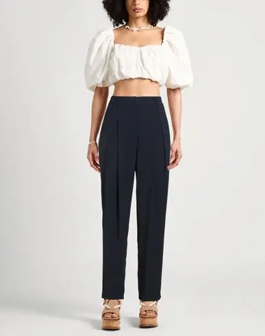 Armani Exchange Twill Wide-leg Pants - Blue