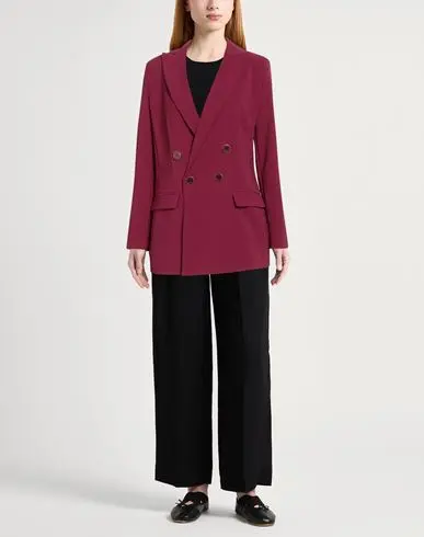 TWINSET Crepe Double-breasted Blazer - Red