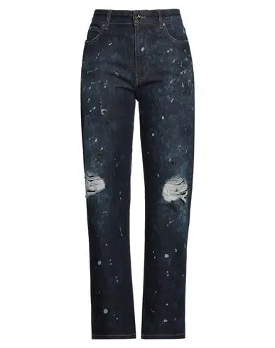 Pinko Boyfriend Jeans In Tie-dye Denim