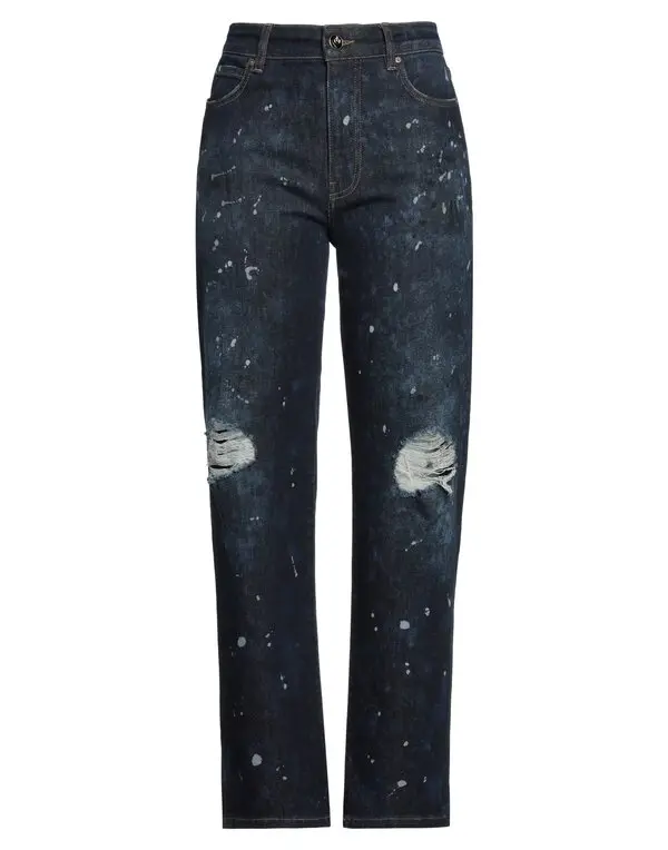 Pinko Boyfriend Jeans In Tie-dye Denim