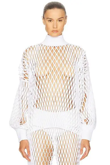 Alaïa Long Sleeve Turtleneck Top
