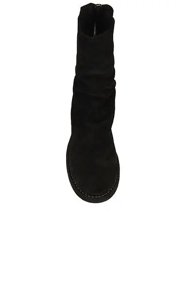 Guidi Metal Heel Back Zip Boot