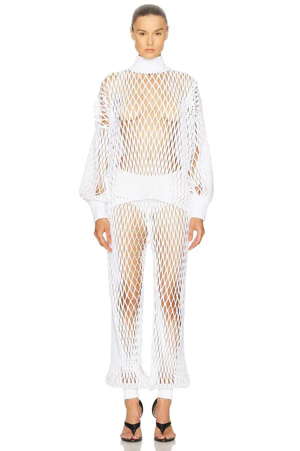 Alaïa Long Sleeve Turtleneck Top