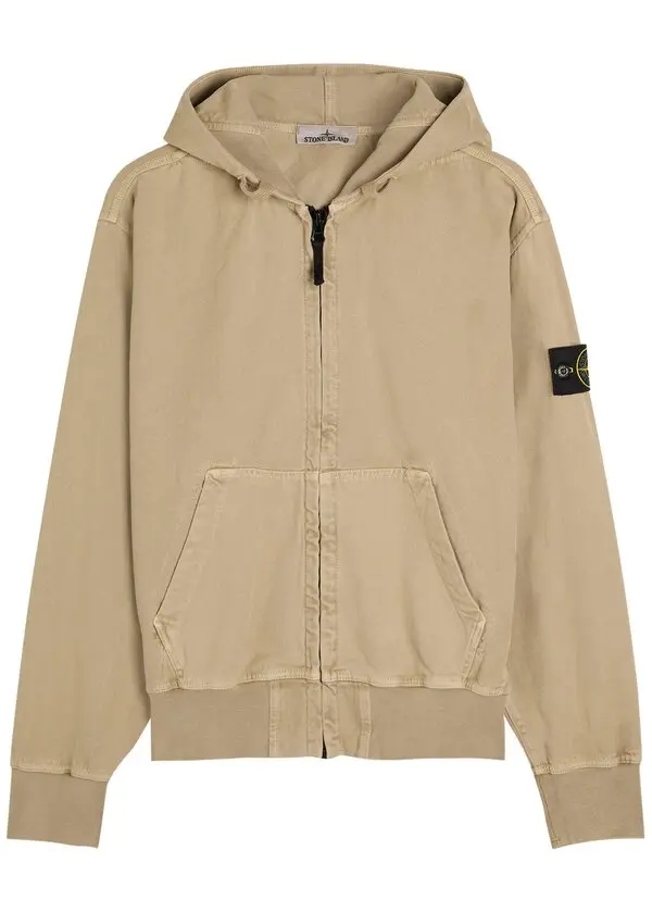 Stone Island Hooded Canvas Work Jacket