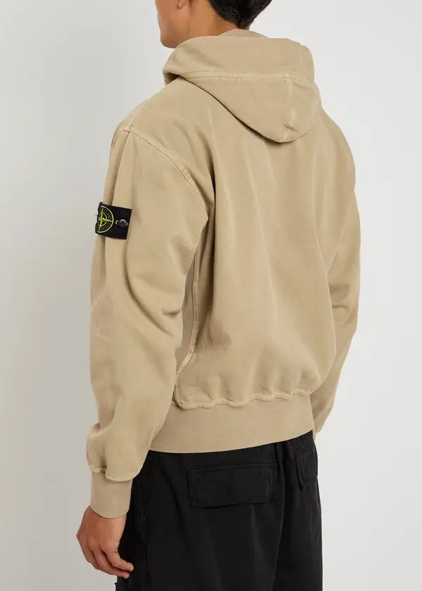 Stone Island Hooded Canvas Work Jacket