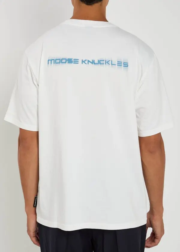 Moose Knuckles Maurice Printed Cotton T-shirt