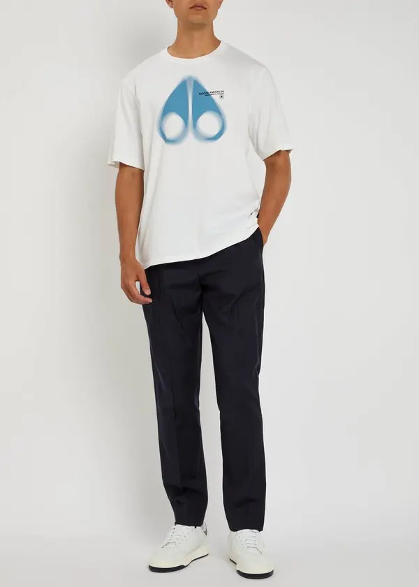 Moose Knuckles Maurice Printed Cotton T-shirt