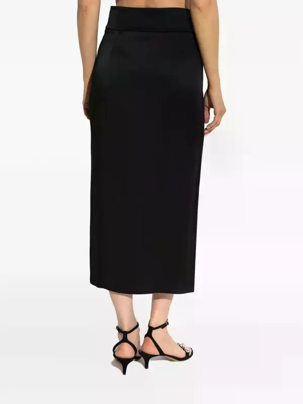 FORTE_FORTE High-waisted Midi Skirt