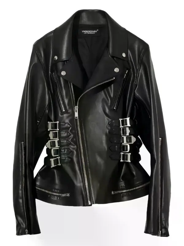 Undercover Buckle-detail Biker Jacket