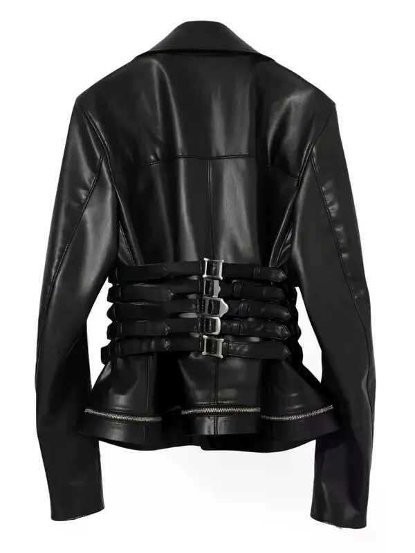Undercover Buckle-detail Biker Jacket
