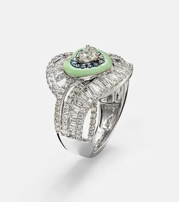 KAMYEN 18kt White Gold Ring With Diamonds
