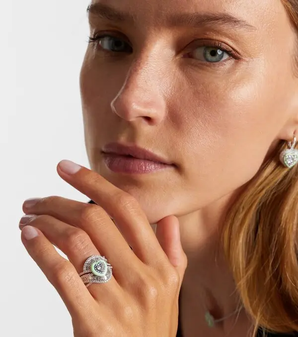 KAMYEN 18kt White Gold Ring With Diamonds