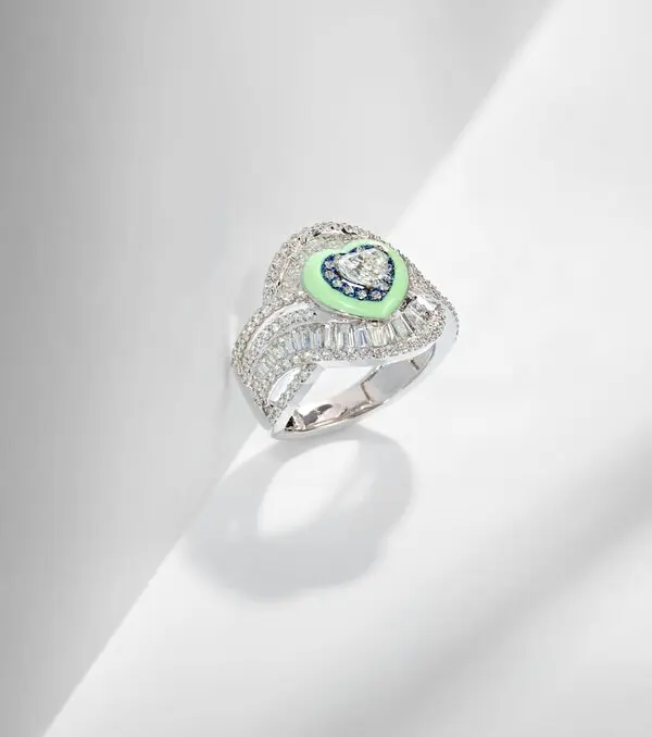 KAMYEN 18kt White Gold Ring With Diamonds