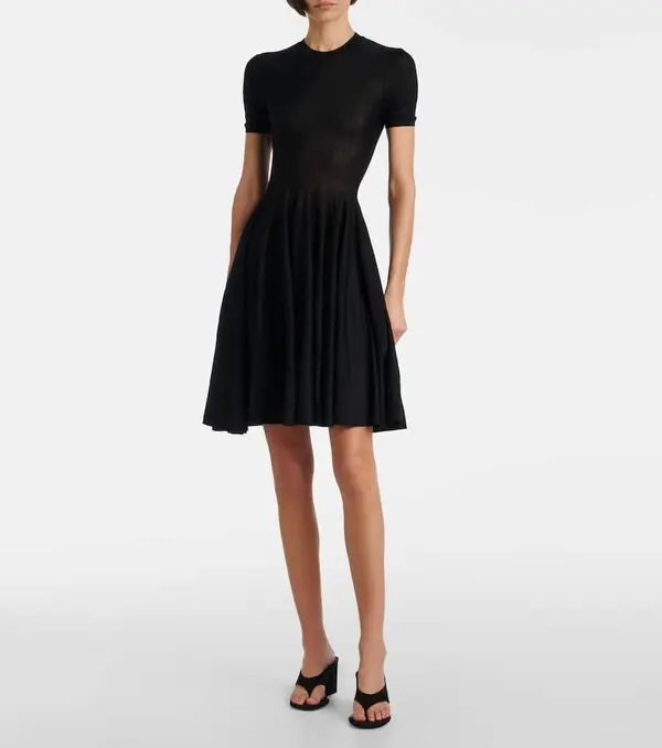 Alaïa Skater Wool Mini Dress