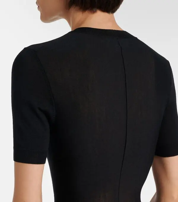 Alaïa Skater Wool Mini Dress