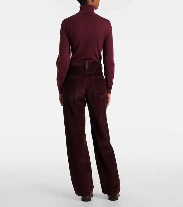 Brunello Cucinelli Monili Corduroy Straight Pants
