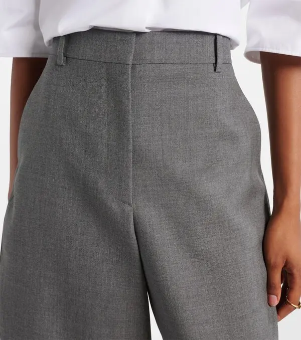 Givenchy Cocoon Wool Wide-leg Pants