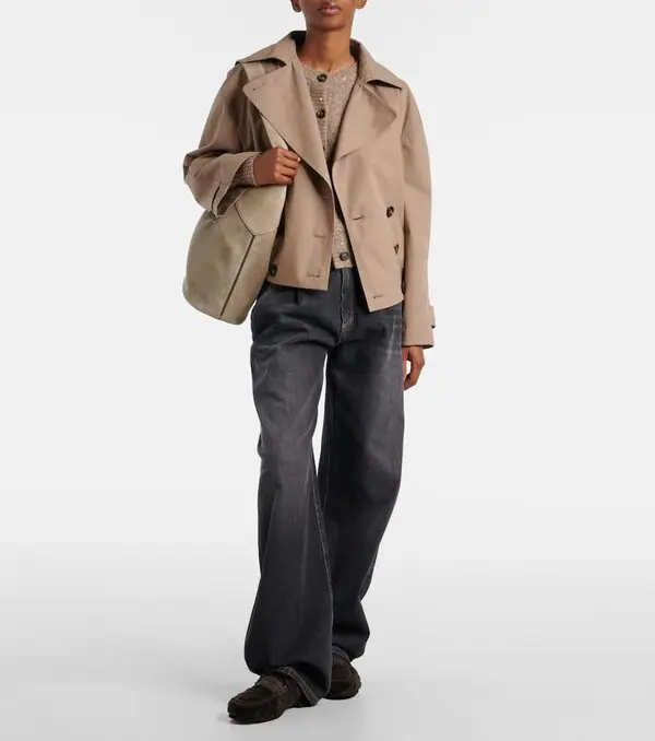 Brunello Cucinelli Monili Shearling Loafers