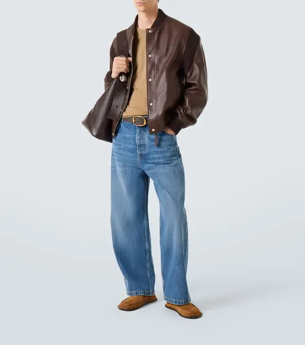 Loewe Mid-rise Straight Jeans In Vintage